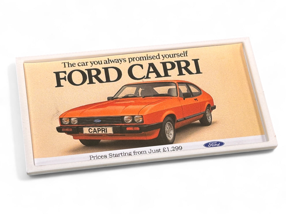 Billboard Advertisement - Ford Capri Mk3 - TT:120 – Bunters Yard