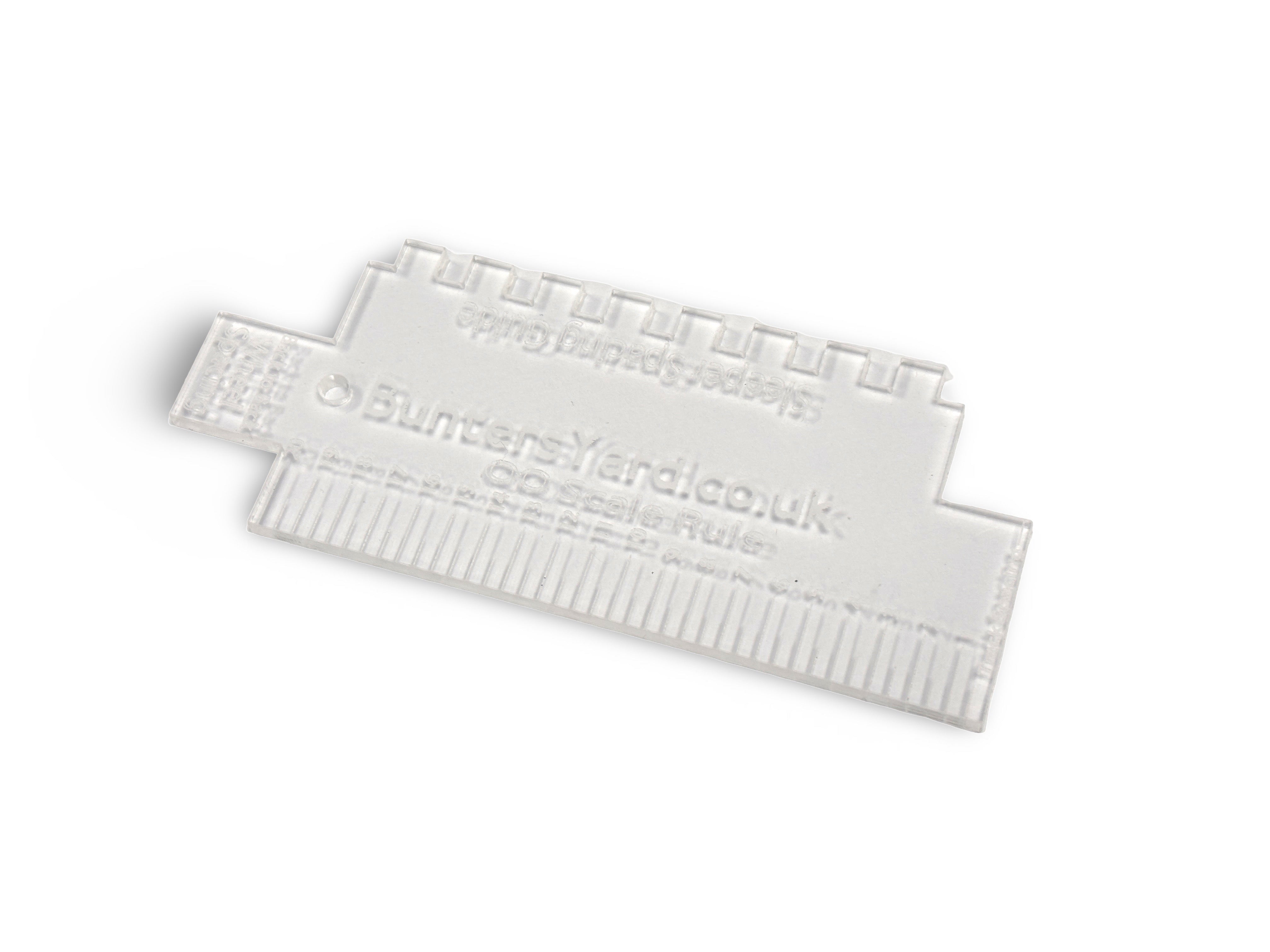 Sleeper Spacing Guide - OO - Clear Acrylic – Bunters Yard
